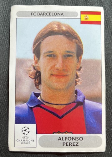 303 ALFONSO PEREZ FC BARCELONA STICKER PANINI UEFA CHAMPIONS LEAGUE ...