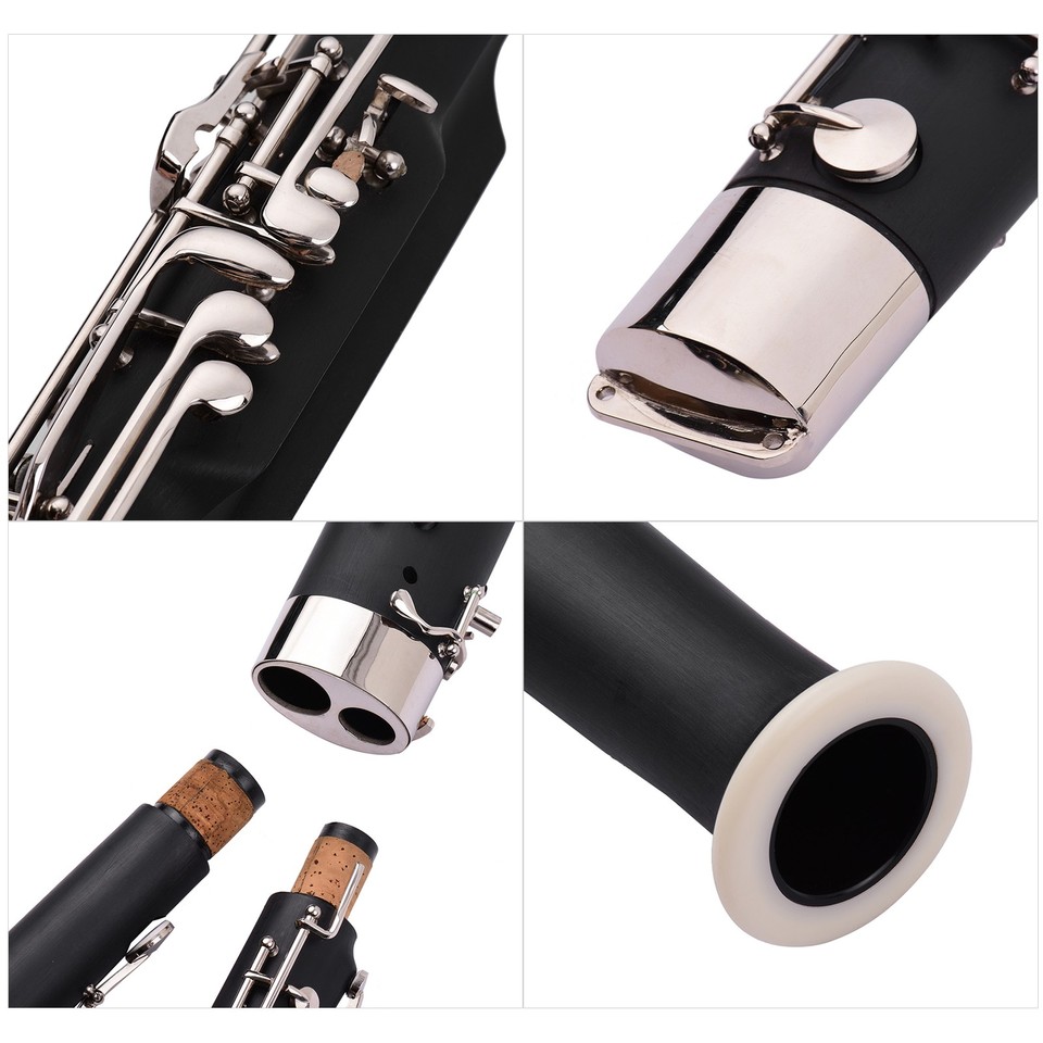 Synthetic Wood Bassoon C Key Woodwind Instrument W/ Carry Case ...