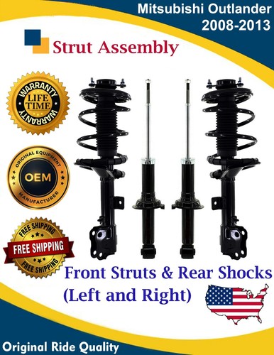 Premium OE Struts & Shocks For 2008-2013 Mitsubishi Outlander Lifetime ...