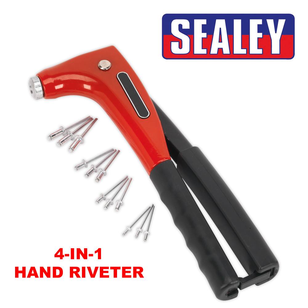 Sealey AK996 4-IN-1 Hand Riveter Kit Work Garage Bodyshop Rivet Tool | eBay