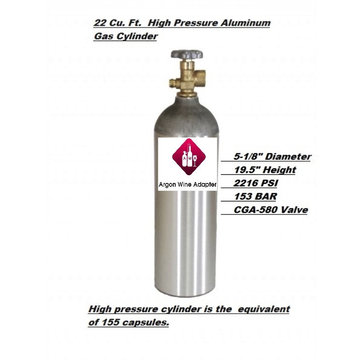 Argon Wine Adapter® w/ Regulator , 10ft coiled hose compatible with ...