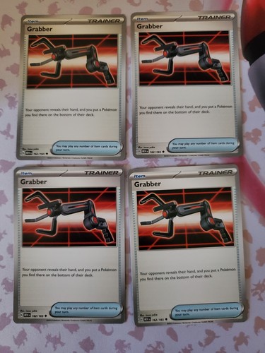 Pokemon Card 151 4x Playset Grabber 162/165 Near Mint | eBay
