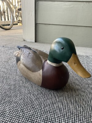 Signed Hunter’s Mallard HAND CARVED DECOY J Weaver 1980 THE BOYDS ...