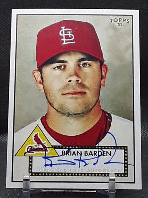 BRIAN BARDEN 2007 TOPPS '52 AUTO CARDINALS | eBay