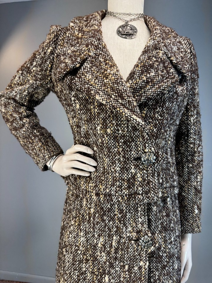 60s Couture Wool Skirt Blazer Suit Pierre Balmain Prêt-à-Porter France ...