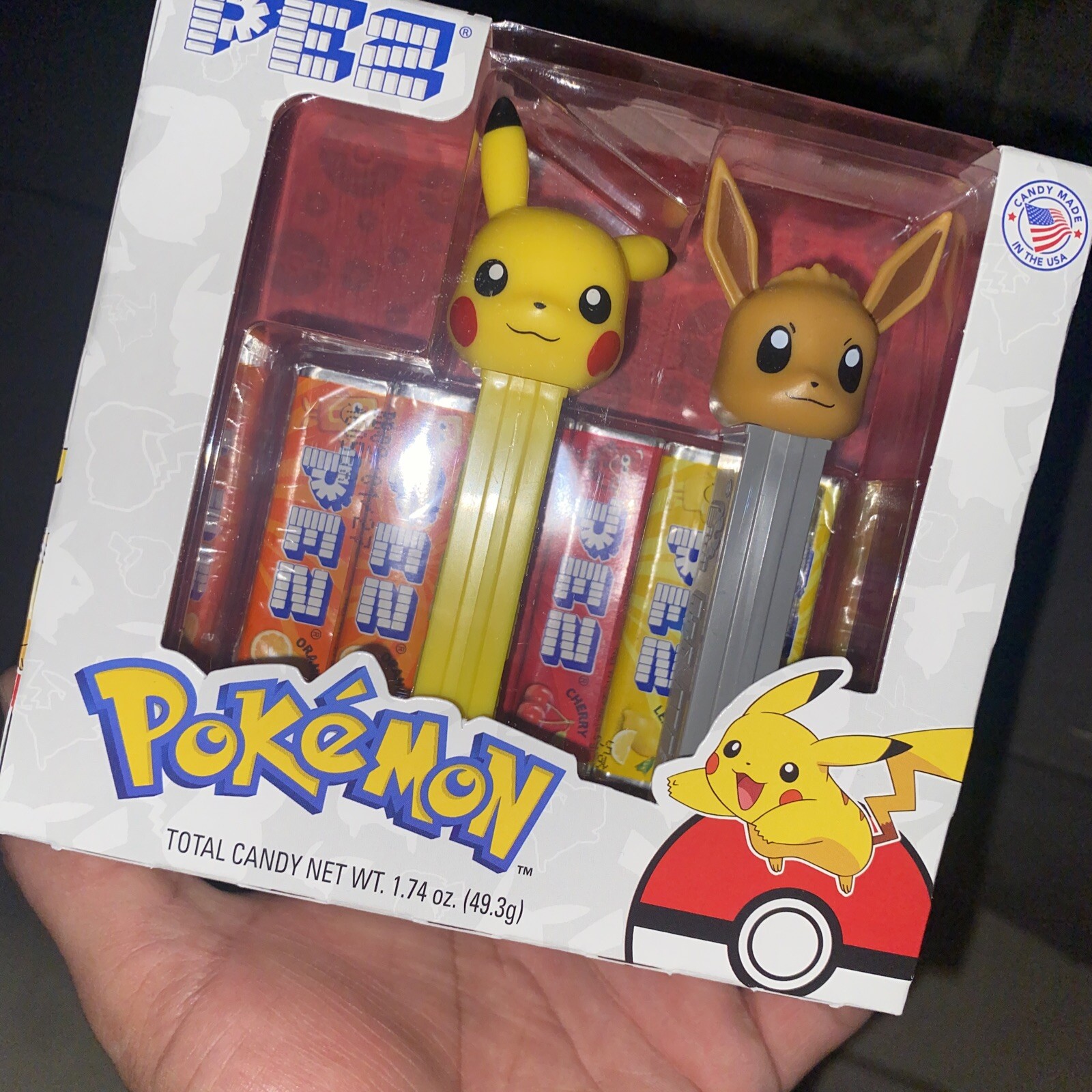 2020 Nintendo POKEMON PIKACHU & EEVEE 2 Pack PEZ Dispenser With Wrapped ...