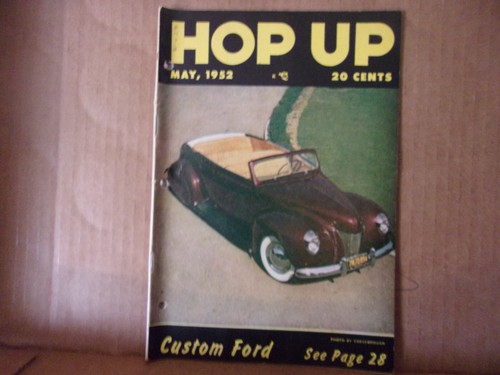 HOP UP MAY 1952 Vol 1 No 10 Car Custom Magazine | eBay