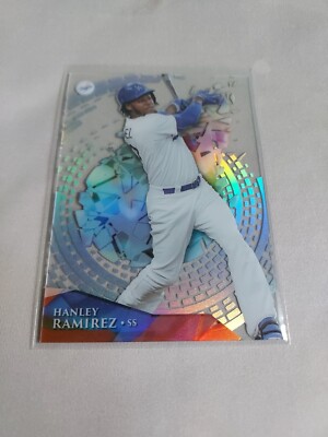 2014 TOPPS HIGH TEK SPIRAL BRICK DIFFRACTOR HANLEY RAMIREZ LOS ANGELES ...