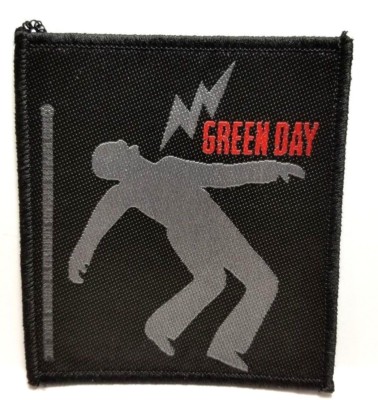 GREEN DAY ( lightning bolt ) OFFICIAL WOVEN PATCH | eBay