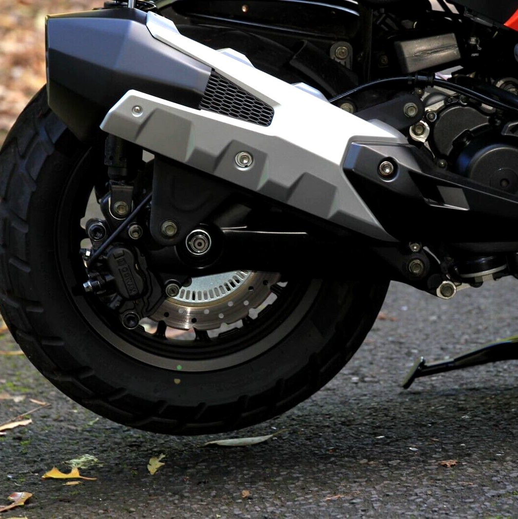 KYMCO DTX360 EXHAUST MIDDLE HEAT SHIELD COVER 18318-AHG3-900-D46 | eBay