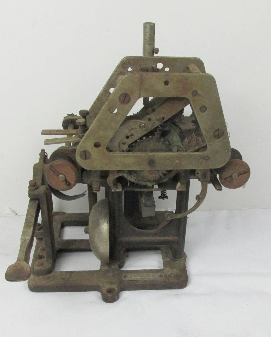 Antique IBM International Time Recorder Time clock time stamp parts | eBay