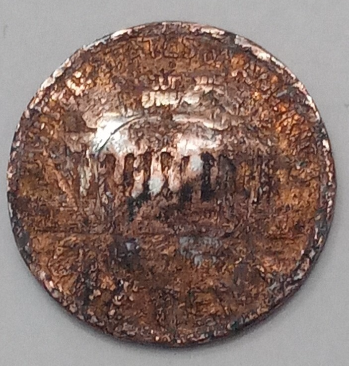 NO DAY 1 Cent Lincoln Penny, planchet error, seriously were and tear ...