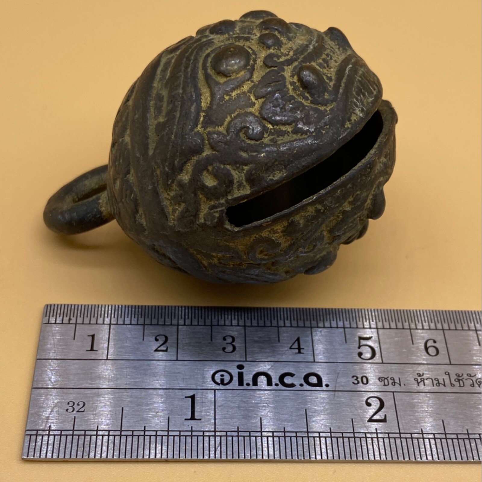 BEAUTIFUL OLD NEAR EASTERN UNIQUE BRONZE CROTAL BELL WITH 2 FACE | eBay