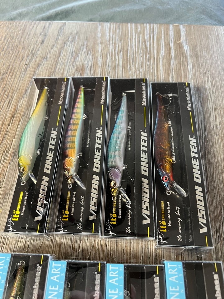 Megabass Vision 110 JDM Jerkbait Fishing Lures - Fine Art Colors FREE U ...
