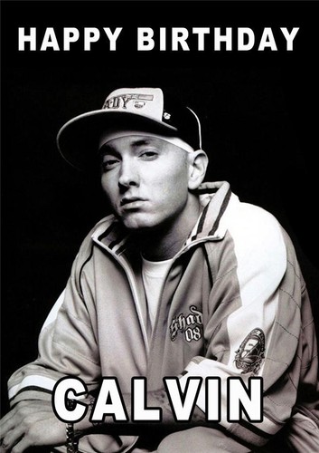 PERSONALISED EMINEM BIRTHDAY ANY OCCASION GREETING CARD | eBay
