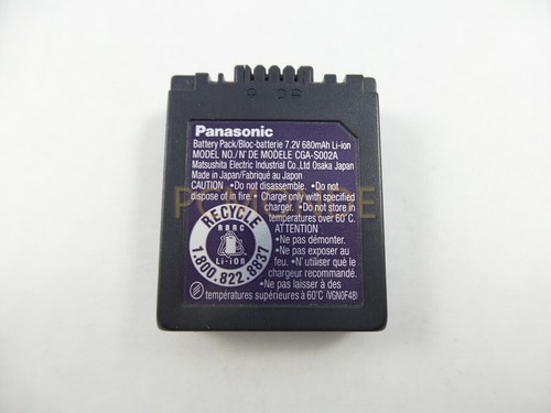 Panasonic CGA-S002 Battery for Lumix DMC-FZ3 / FZ15 / FZ20 etc (CGA ...