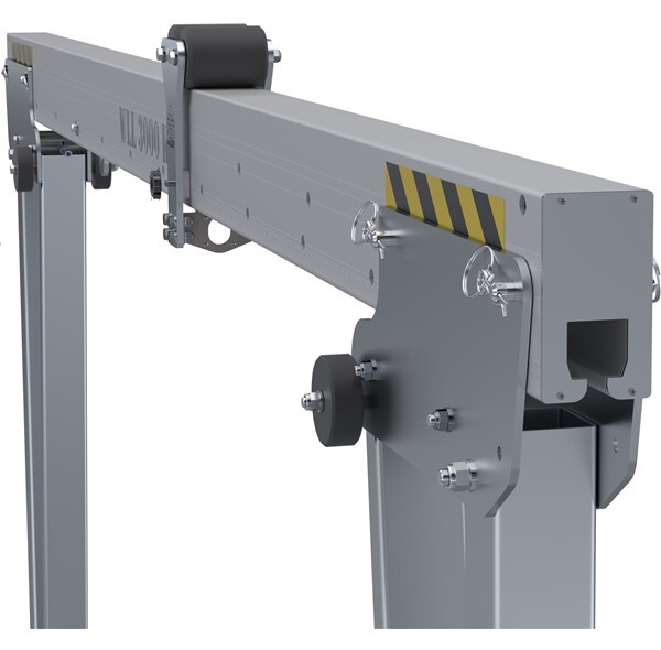 2500kg Aluminium Portable A Frame Lifting Gantry Crane Hoist 5m beam ...