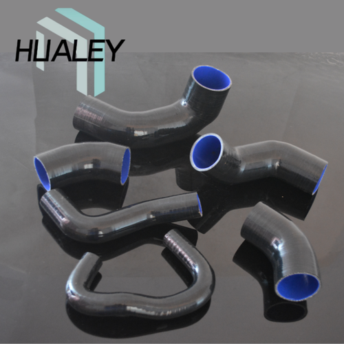 Black Silicone Intercooler Turbo Hose Kit for Mitsubishi Lancer EVO 7 8 ...