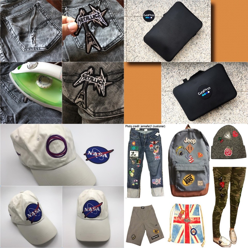 Moon Sun eclipse Patch Abstract Artwork Emblem for DIY Iron on Clothes ...