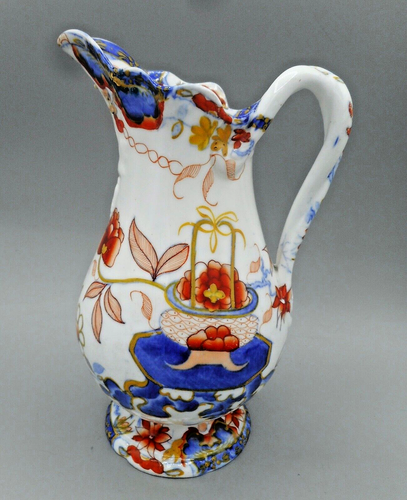 ANTIQUE MINTON AMHERST JAPAN PATTERN IRONSTONE SMALL JUG / PITCHER ...