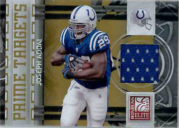 JOSEPH ADDAI 2009 DONRUSS ELITE PRIME TARGETS JERSEY /299 | eBay