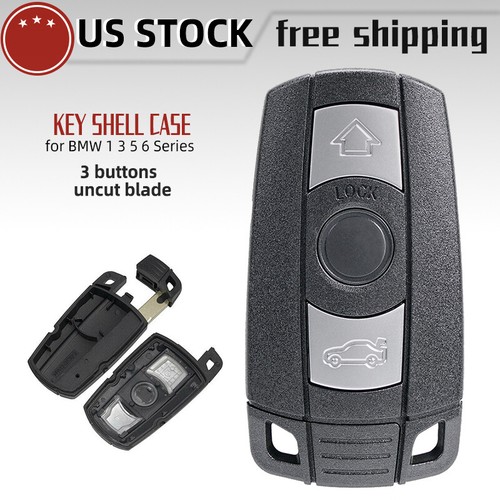 Remote Key Case Smart Key Shell Blade Fob for BMW 1 3 5 6 Series E90 ...