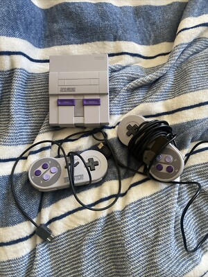 Super Nintendo SNES Mini Classic Edition Console TESTED WORKING ...