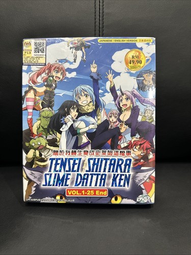 Tensei Shitara Slime Datta Ken DVD Vol : 1 - 25 End 3xDVD Set English ...
