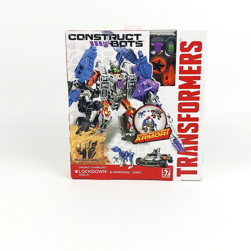 Transformers Construct-Bots Dinobot Warriors Lockdown & Hangnail Dino New Sealed | eBay
