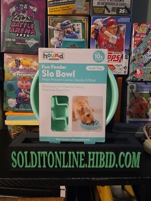 Outward Hound Fun Feeder Slo Bowl - Mint Wave, Small/Tiny | eBay