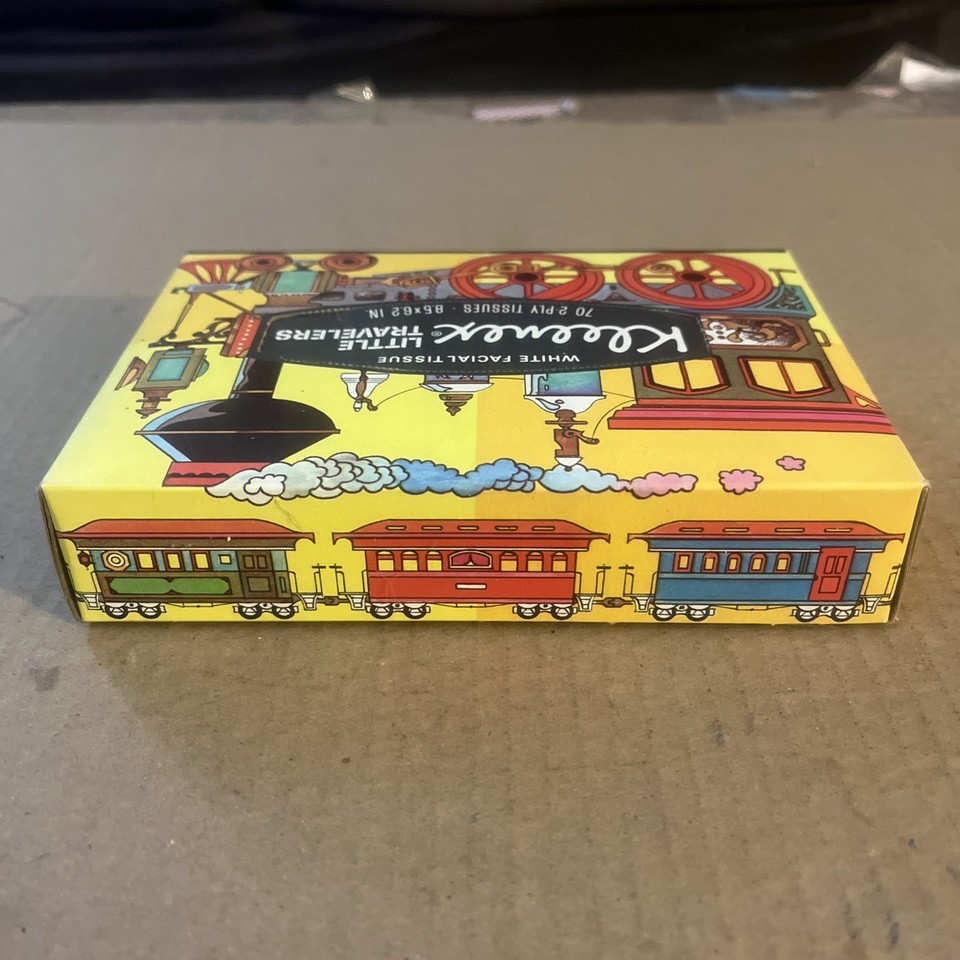 Vintage Kleenex Tissue Box Little Travelers 1970’s Never Opened Prop | eBay