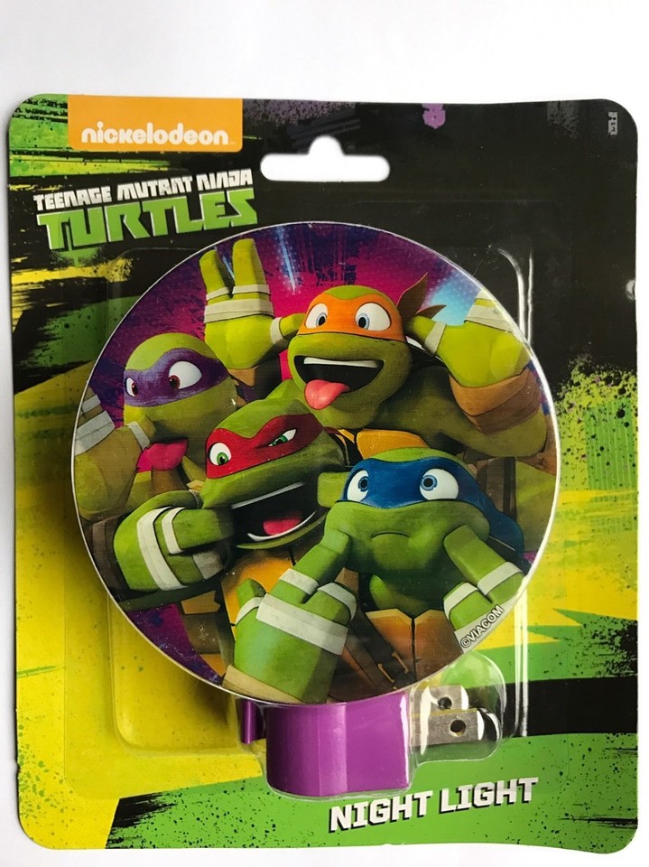 Night Light Plug-in Rotary Shade TMNT Ninja Turtles Girl Boy NEW | eBay