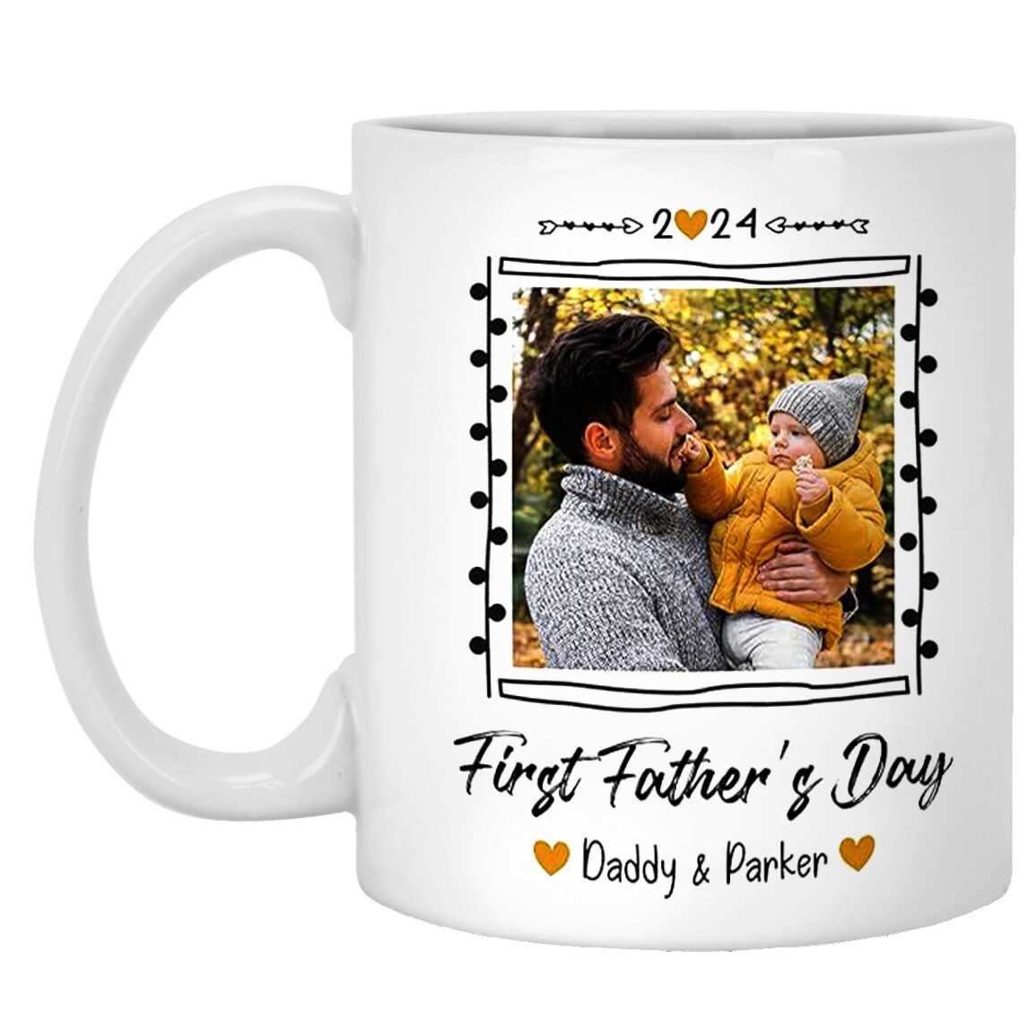 First Fathers Day Coffee Mug, First Father's Day Gifts for Dad Husband ...