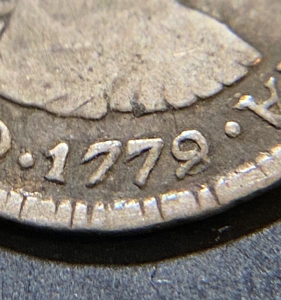 Bolivia 1779/8 Potosi Silver 1/2 Real Scarce Overdate World Error Coin ...