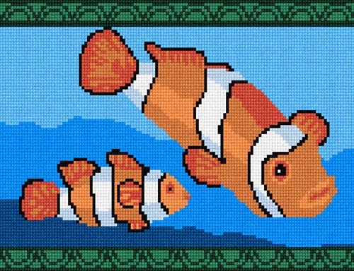 Clownfish Needlepoint Kit or Canvas (Fish/Ocean/Animal) | eBay