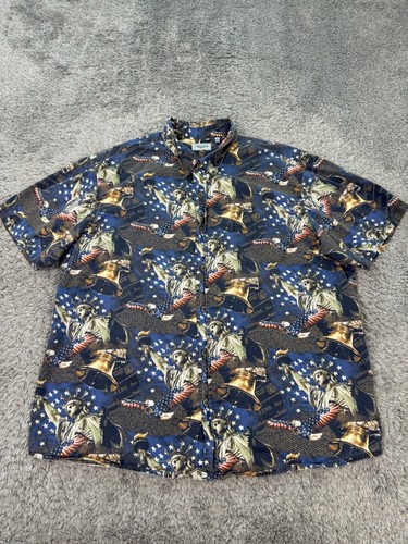 American Legacy Shirt Mens 2XL Graphic Canvas Patriotic Bald Eagle ...
