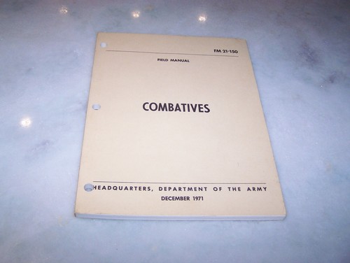 1971 Army Combatives Self Defense Book December | eBay