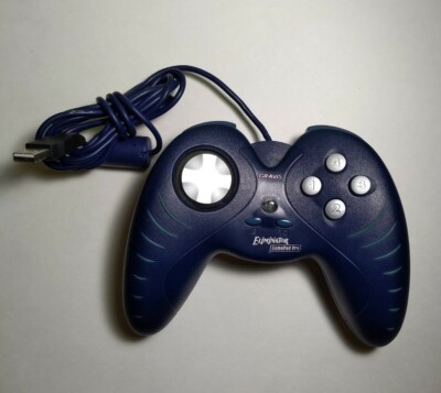 Gravis Eliminator AfterShock USB Controller, Blue/Silver #48031 WINDOWS ...