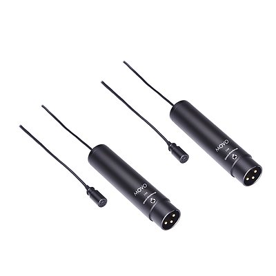 XLR Lapel Mic Movo Lv8-d Xlr Premium 48v Phantom Power Lavalier ...