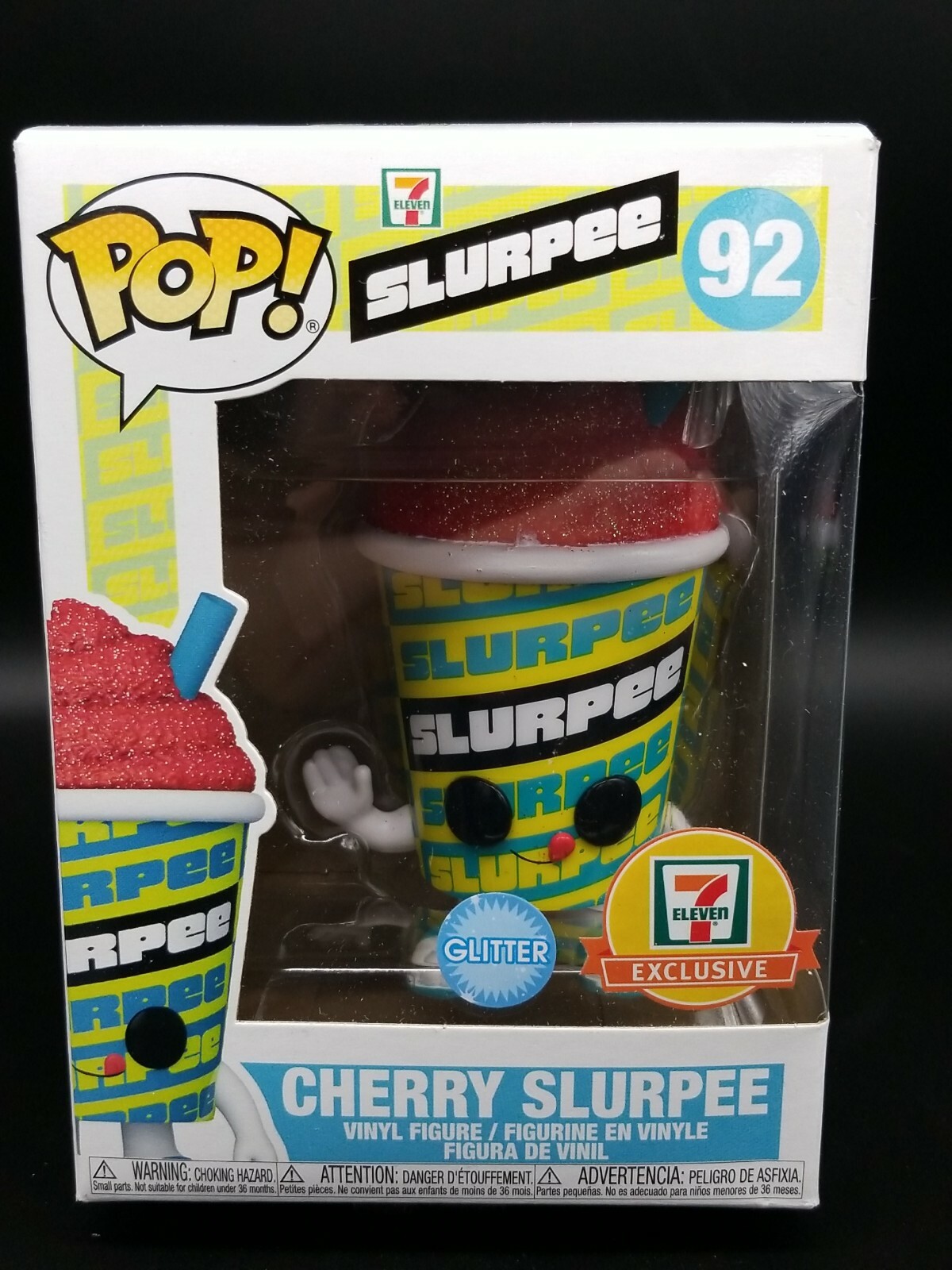 Funko Pop 7 Eleven #92 Cherry Slurpee Glitter 7-11 Exclusive W ...