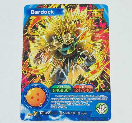 Bardock - Dragon Ball Super Trading Card WCR No. 051 Tc5 | eBay