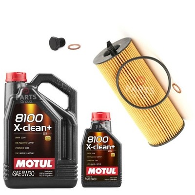 SERVICE KIT FOR BMW 5 SERIES 520D 6LTR MOTUL 5W30 + OIL FILTER | eBay UK