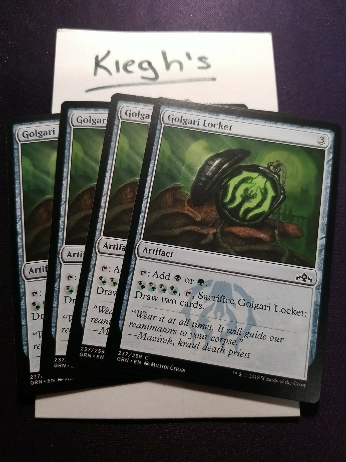 Mtg Golgari Locket x4 | eBay