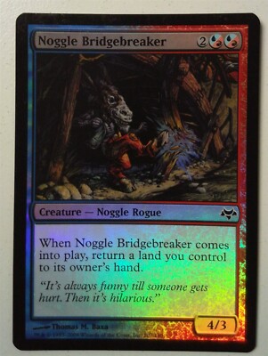 Noggle Bridgebreaker *FOIL Common* Magic MtG x1 Eventide SP | eBay