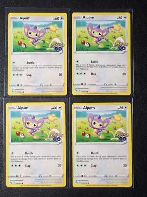 4x Aipom 056/078 Pokemon GO card common NM | eBay