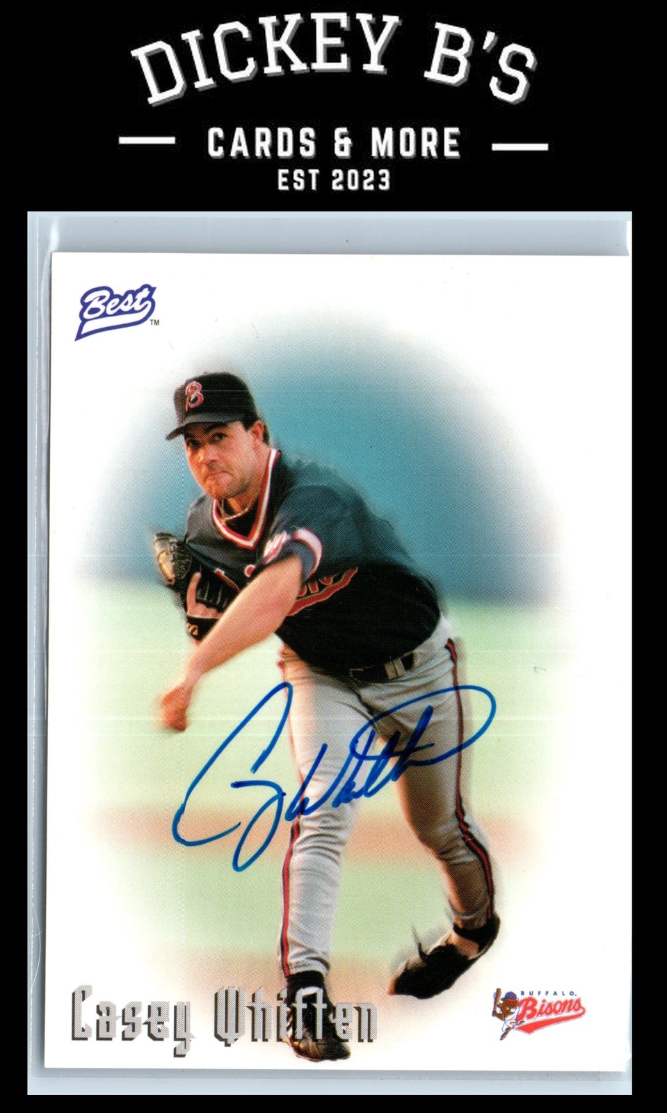 1997 Best Autographs Autograph Series #NNO Casey Whitten Canton-Akron ...