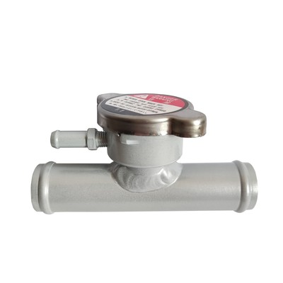 1" 25mm Hose Radiator Universal Aluminium Inline Filler Neck Pipe W/1.1 ...