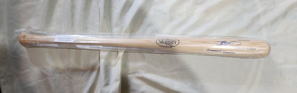 Sammy Sosa JSA Signed Bat Auto Autograph Blonde With Inscription | eBay