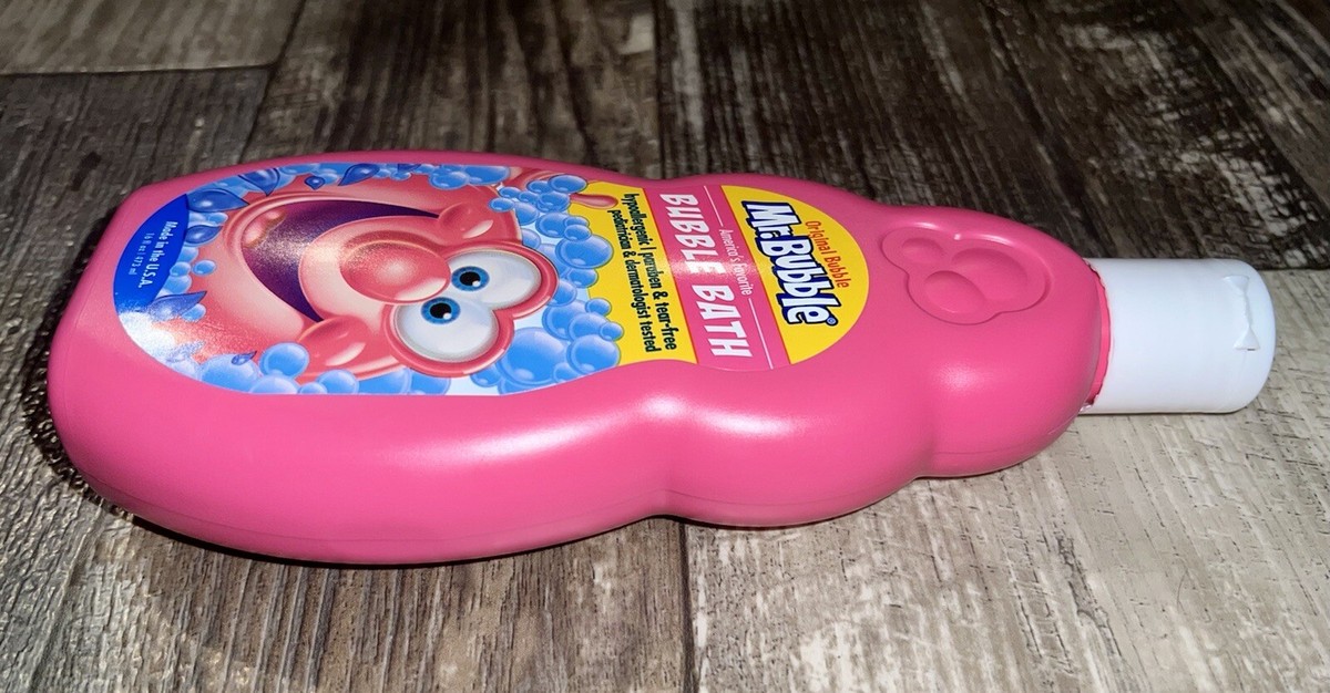 Pink Bubble Bath Bottle