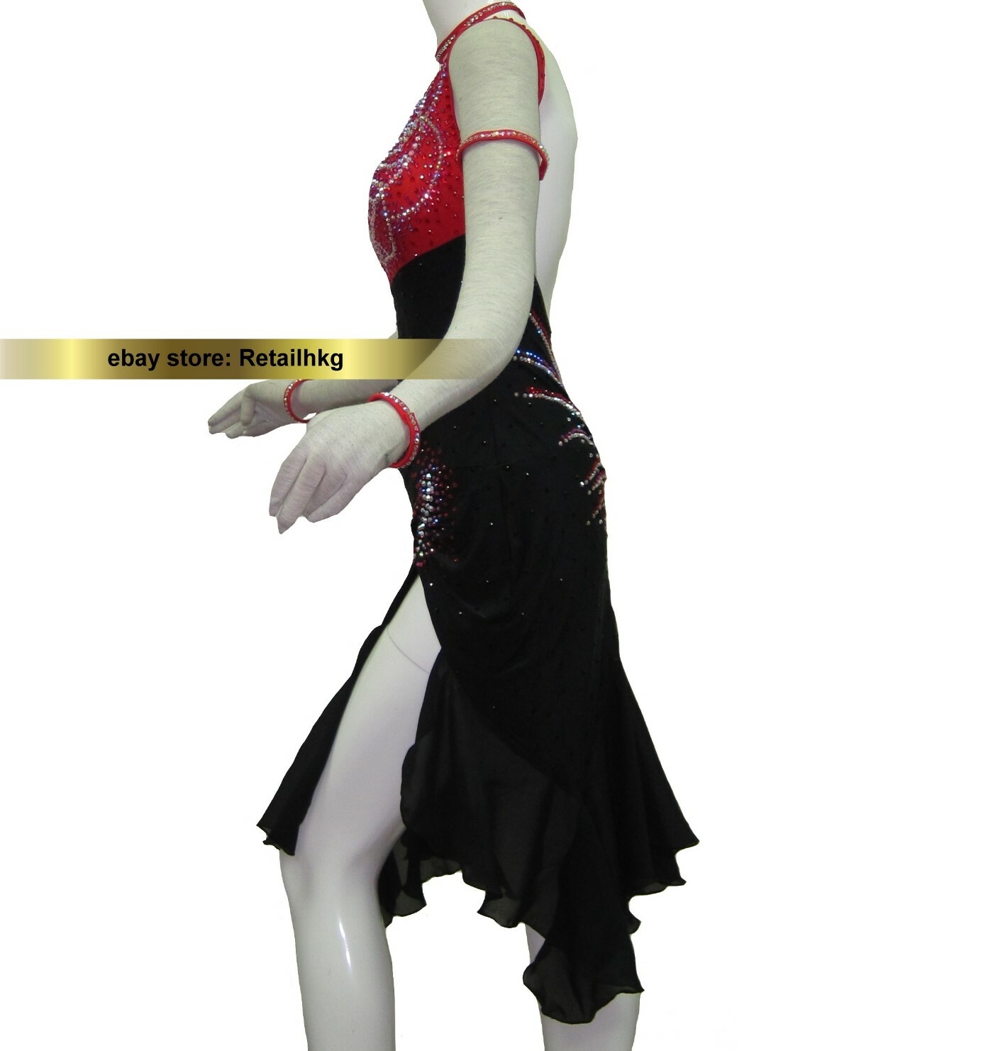 #2525 Custom-made Ballrom Latin Salsa Rumba Samba Jive Dance dress | eBay
